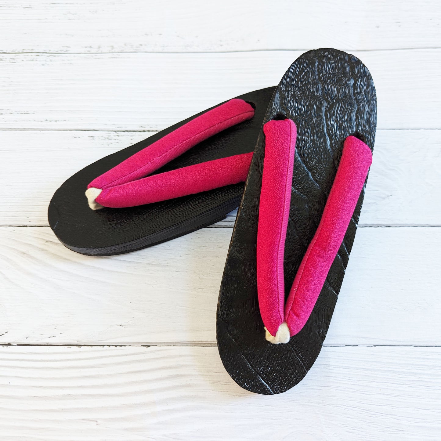 Japanese Traditional Geta Sandals - Simple Hot Pink for Yukata – Modern ...